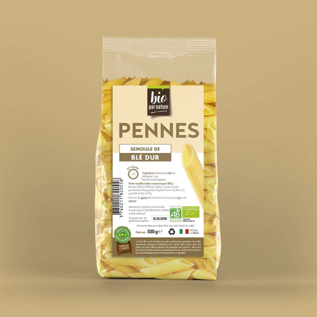 L'Agence Nature - Bio par nature pâtes - Packaging, Storytelling